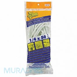 GRAINGER APPROVED Rope 50ft Wht Nylon, 45AV42