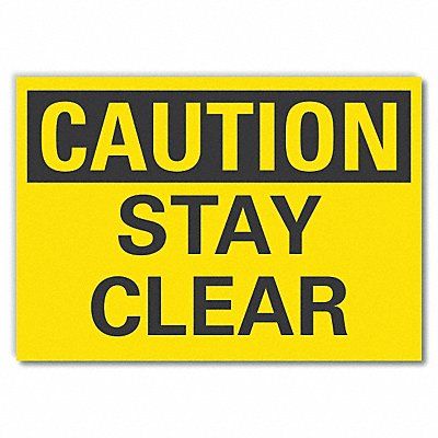 Caution Sign 10inx14in Non-PVC Polymer