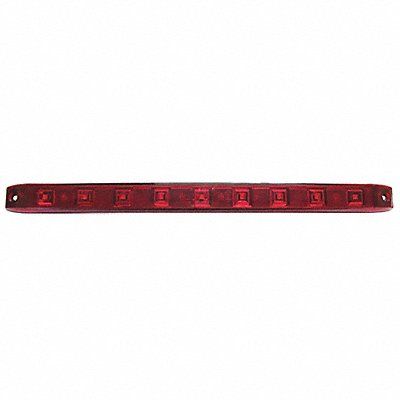Stop Light Bar Rectangular Red 15-1/2 L