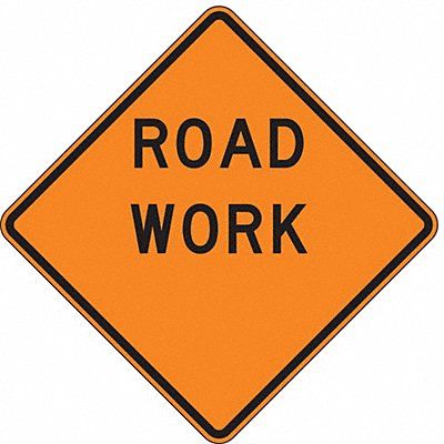 Road Work Traffic Sign 30 x 30